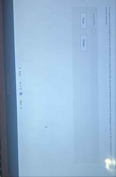 Solved The objective of the medical expense deduction is to | Chegg.com