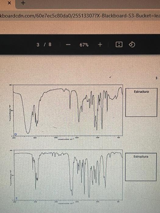 Solved Match each structure with its respective spectrum. | Chegg.com