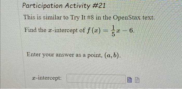 Solved Participation Activity #21 This is similar to Try It | Chegg.com