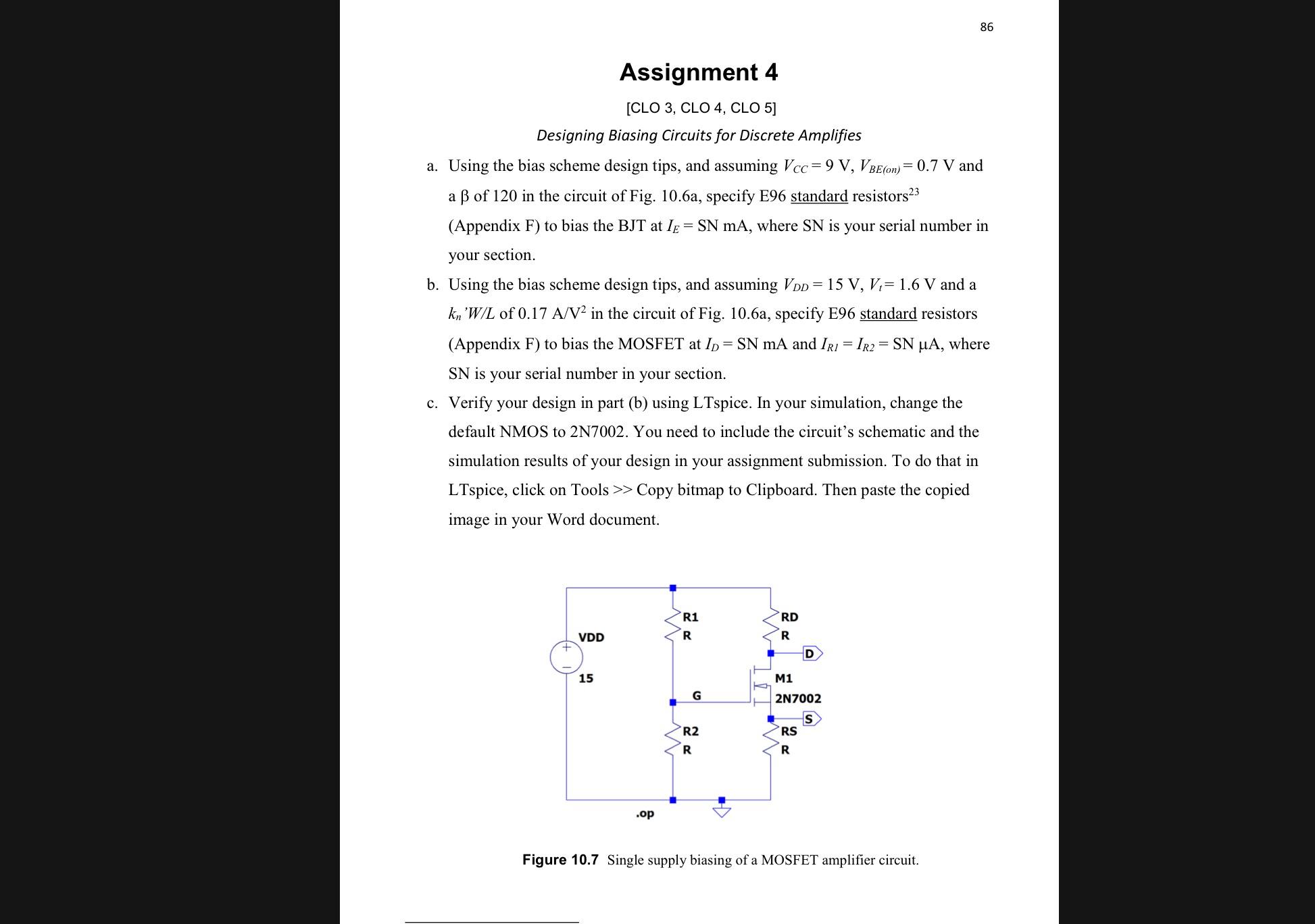 86Assignment 4[CLO 3, ﻿CLO 4, ﻿CLO 5]Designing | Chegg.com
