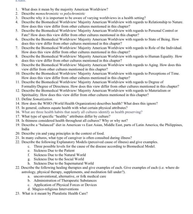 Solved can you please help me with all those | Chegg.com