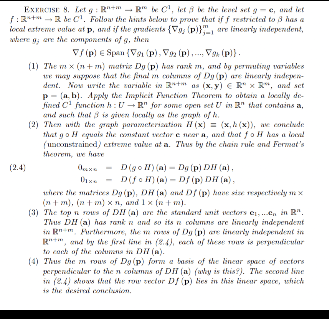Solved its multivariable calculus question kindly guve | Chegg.com