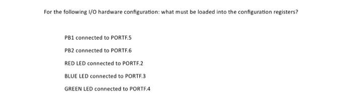 Solved For the following I/O hardware configuration: what | Chegg.com
