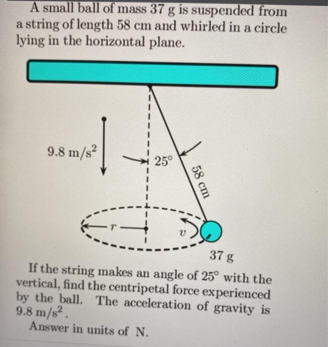 Solved A string under a tension of 37 N is used to whirl a | Chegg.com