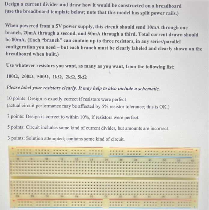 Solved (use the breadboard template below; note that this | Chegg.com