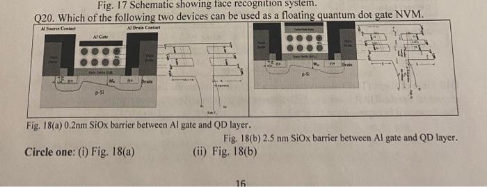 Solved Fig. 17 Schematic showing face recognition system. | Chegg.com