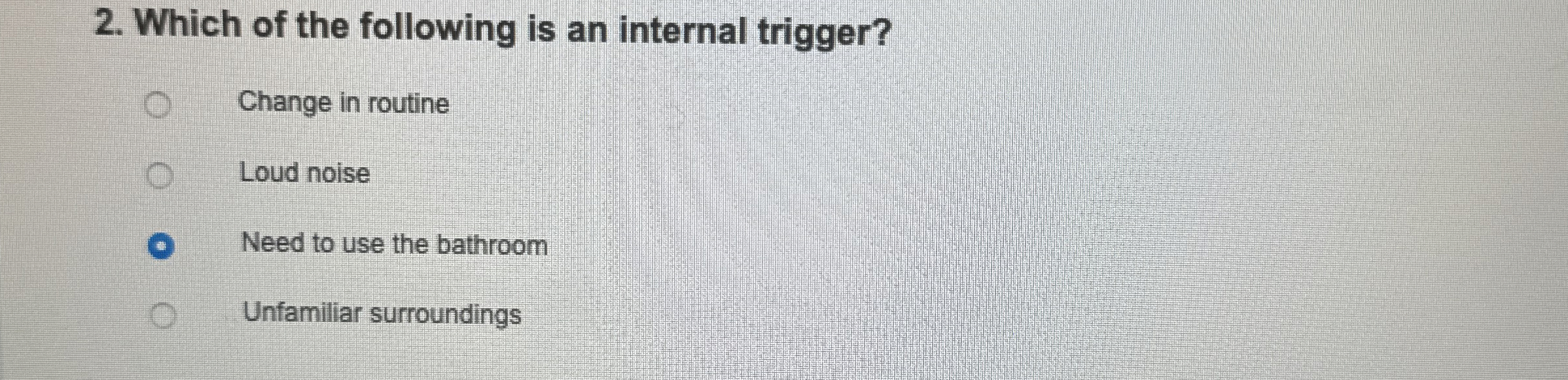 Solved Which of the following is an internal trigger?Change | Chegg.com