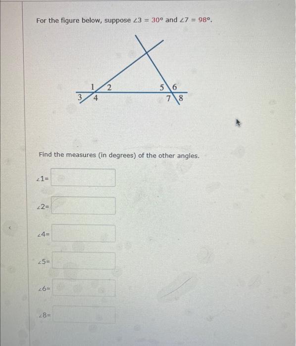 Solved For the figure below, suppose a∥b,a⊥c, and ∠1=32∘. | Chegg.com
