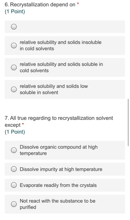 Solved 2. Activated charcoal added in recrystallization to | Chegg.com