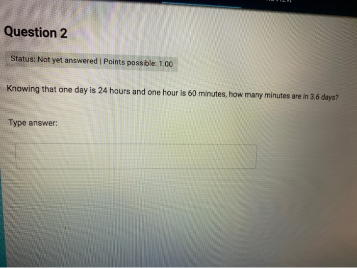 Solved Question 2 Status: Not yet answered Points possible: | Chegg.com