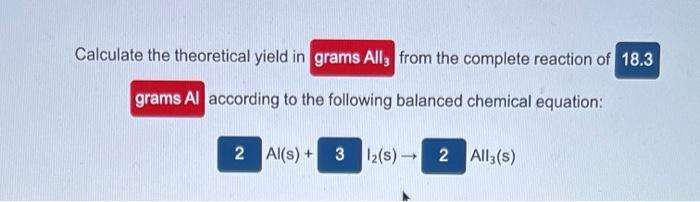 Solved Calculate the theoretical yield in grams Ally from | Chegg.com