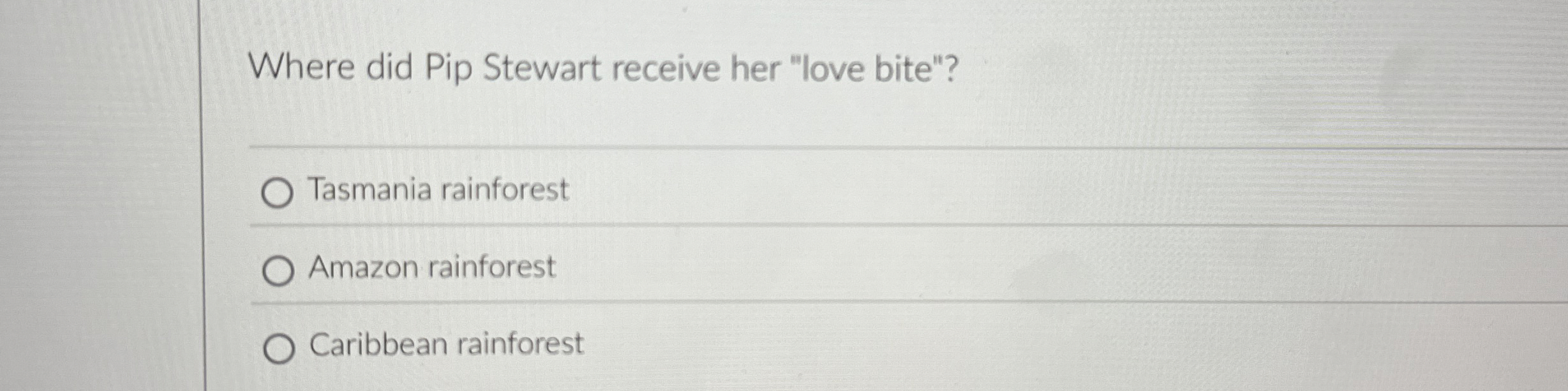 High Quality SOLUTION Where did Pip Stewart receive her "love | Chegg.com