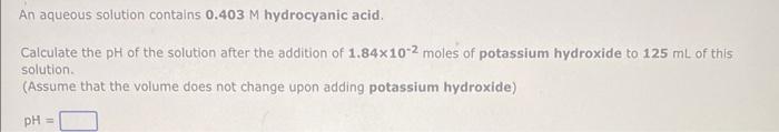 Solved An aqueous solution contains 0.323M hydrofluoric | Chegg.com