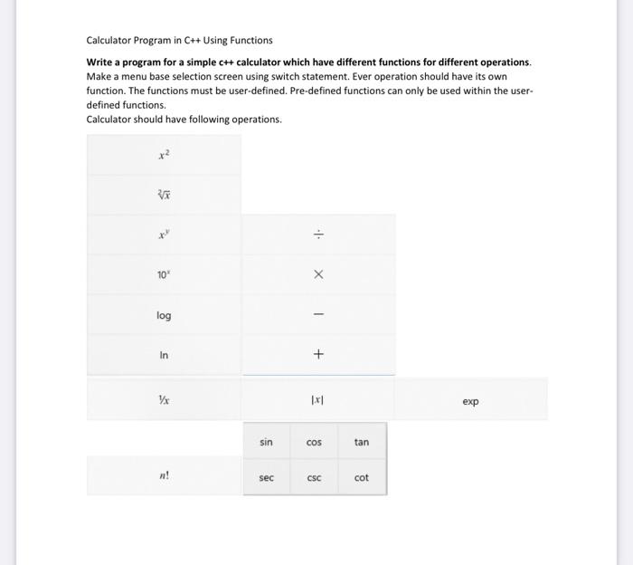Solved plz prepare a c++ code using c math and plz there are | Chegg.com