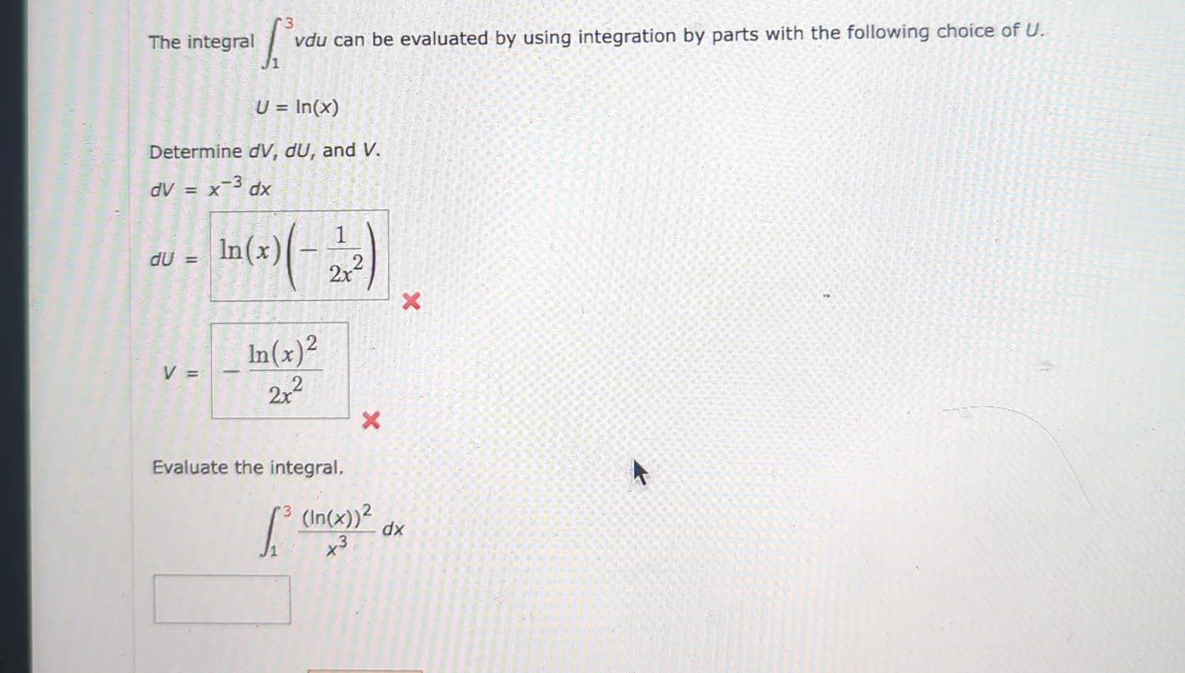 Solved The integral ∫13vdu can be evaluated by using | Chegg.com