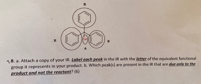 Solved B ☺ B А 1.6. a. Attach a copy of your IR. Label each | Chegg.com