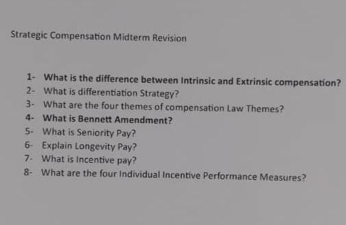 Solved 1- What is the difference between Intrinsic and | Chegg.com