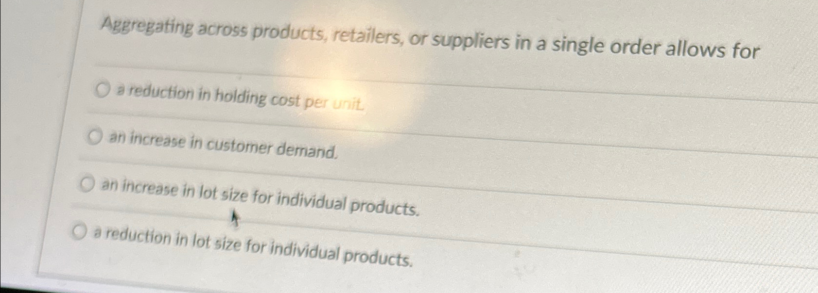 Solved Aggregating Across Products Retailers Or Suppliers 