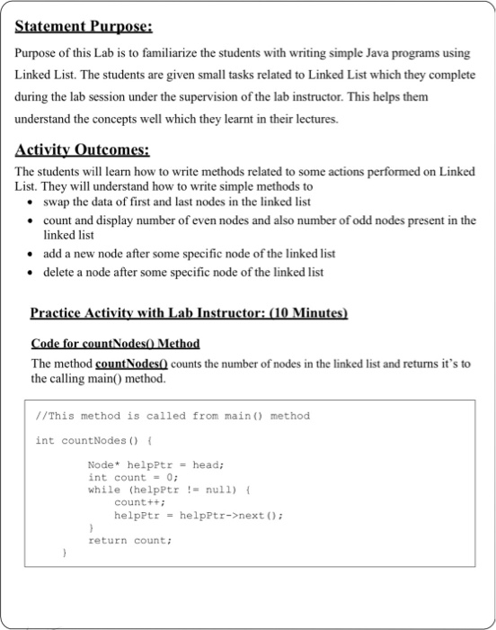 Solved Statement Purpose: Purpose of this Lab is to | Chegg.com