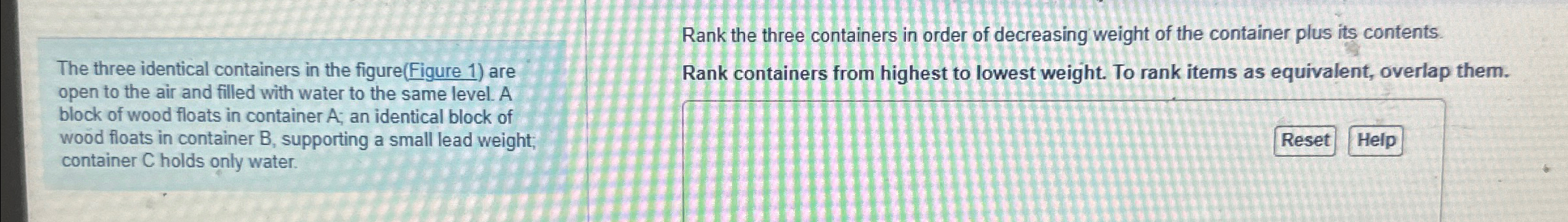 Solved The three identical containers in the figure(Figure | Chegg.com