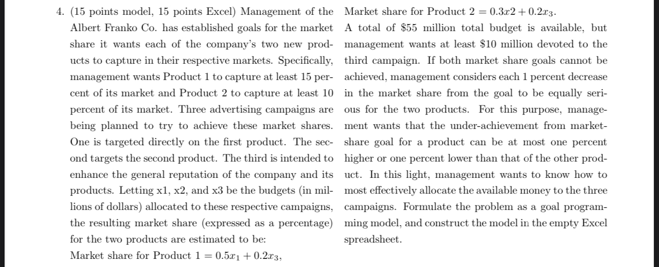 Solved Management of theAlbert Franko Co. ﻿has established | Chegg.com