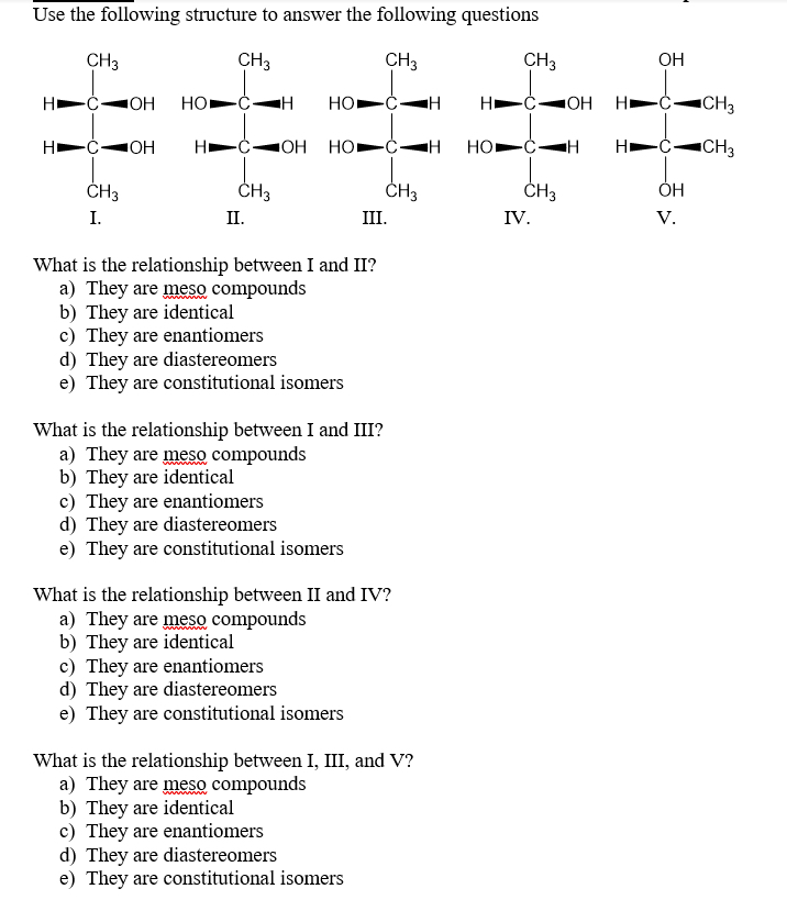 Solved Use the following structure to answer the following | Chegg.com