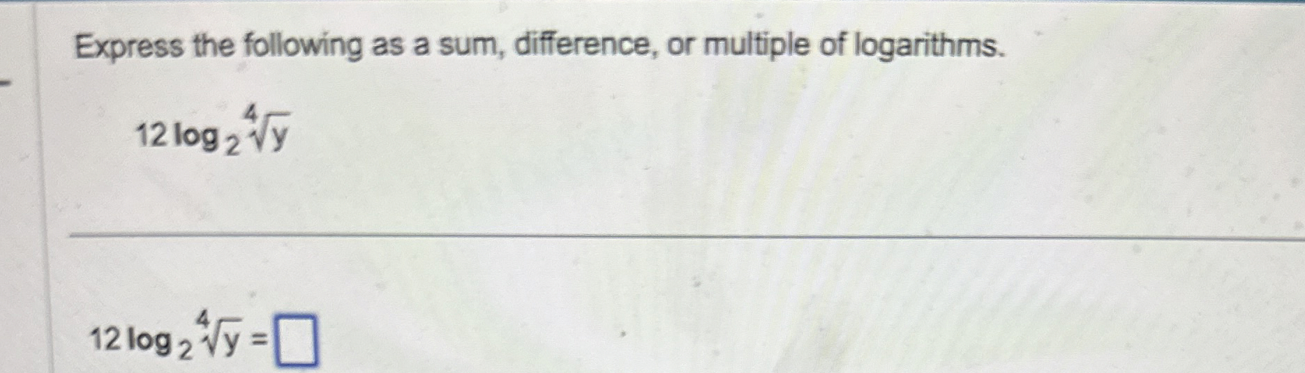 Solved Express the following as a sum, difference, or | Chegg.com