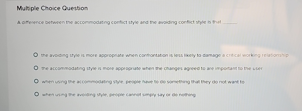Solved Multiple Choice QuestionA difference between the | Chegg.com