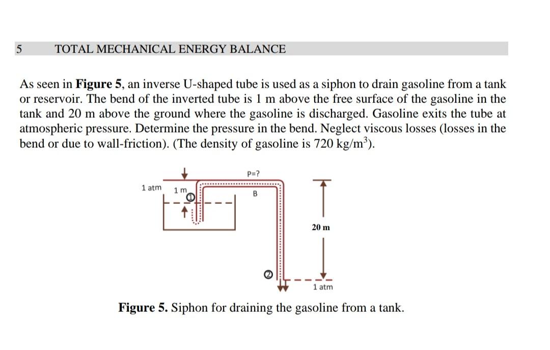 Solved As seen in Figure 5, an inverse U-shaped tube is used | Chegg.com