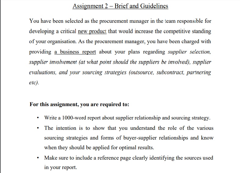 Solved Assignment 2 - ﻿Brief and GuidelinesYou have been | Chegg.com