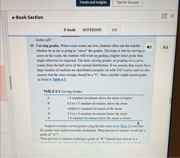Solved More on curving grades. Suppose an exam had an | Chegg.com