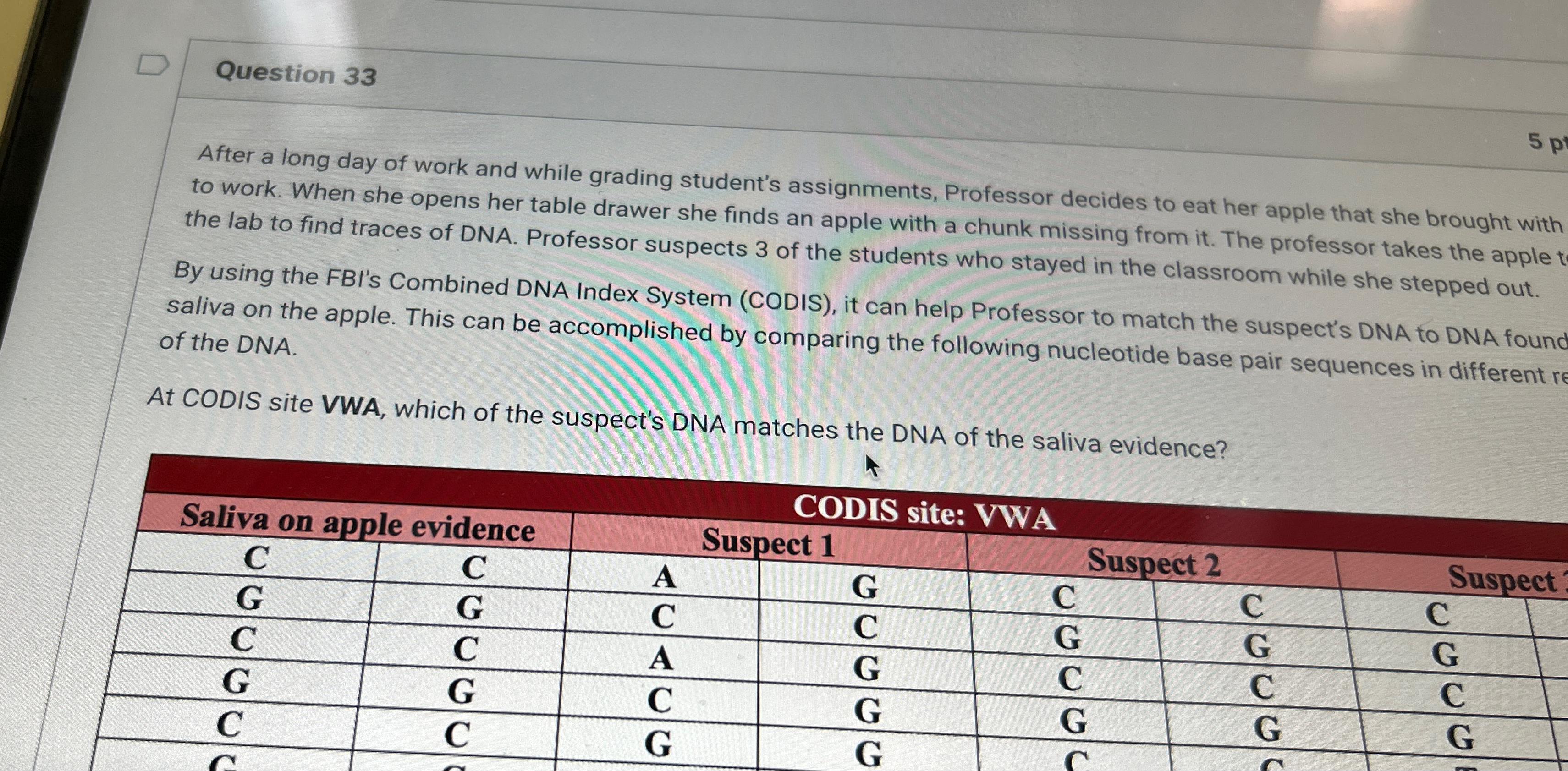 Solved Question 33After a long day of work and while grading | Chegg.com