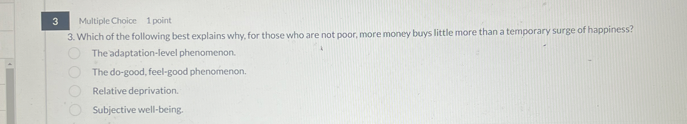 Solved 3Multiple Choice 1 ﻿point3. ﻿Which of the following | Chegg.com