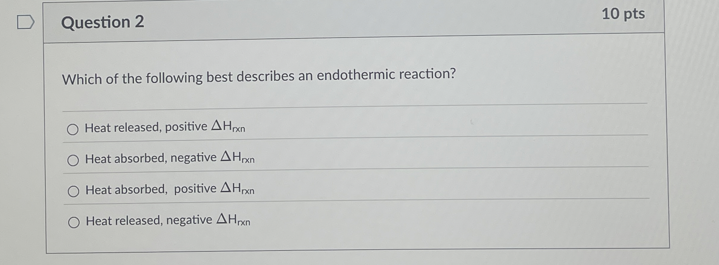 Solved Question 210 ﻿ptsWhich of the following best | Chegg.com