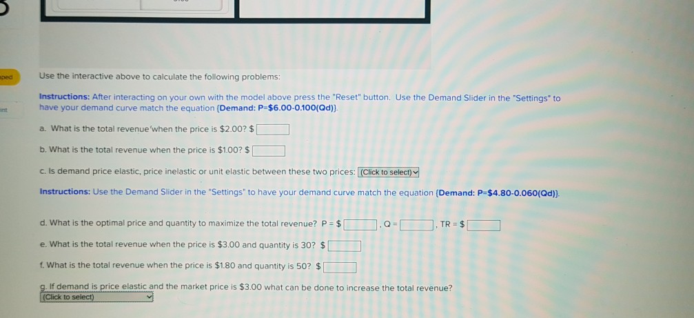 Solved Given the following diagram: Elasticity and Revenue | Chegg.com