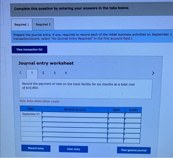 Solved E4-3 (Algo) Recording Initial Transactions and | Chegg.com