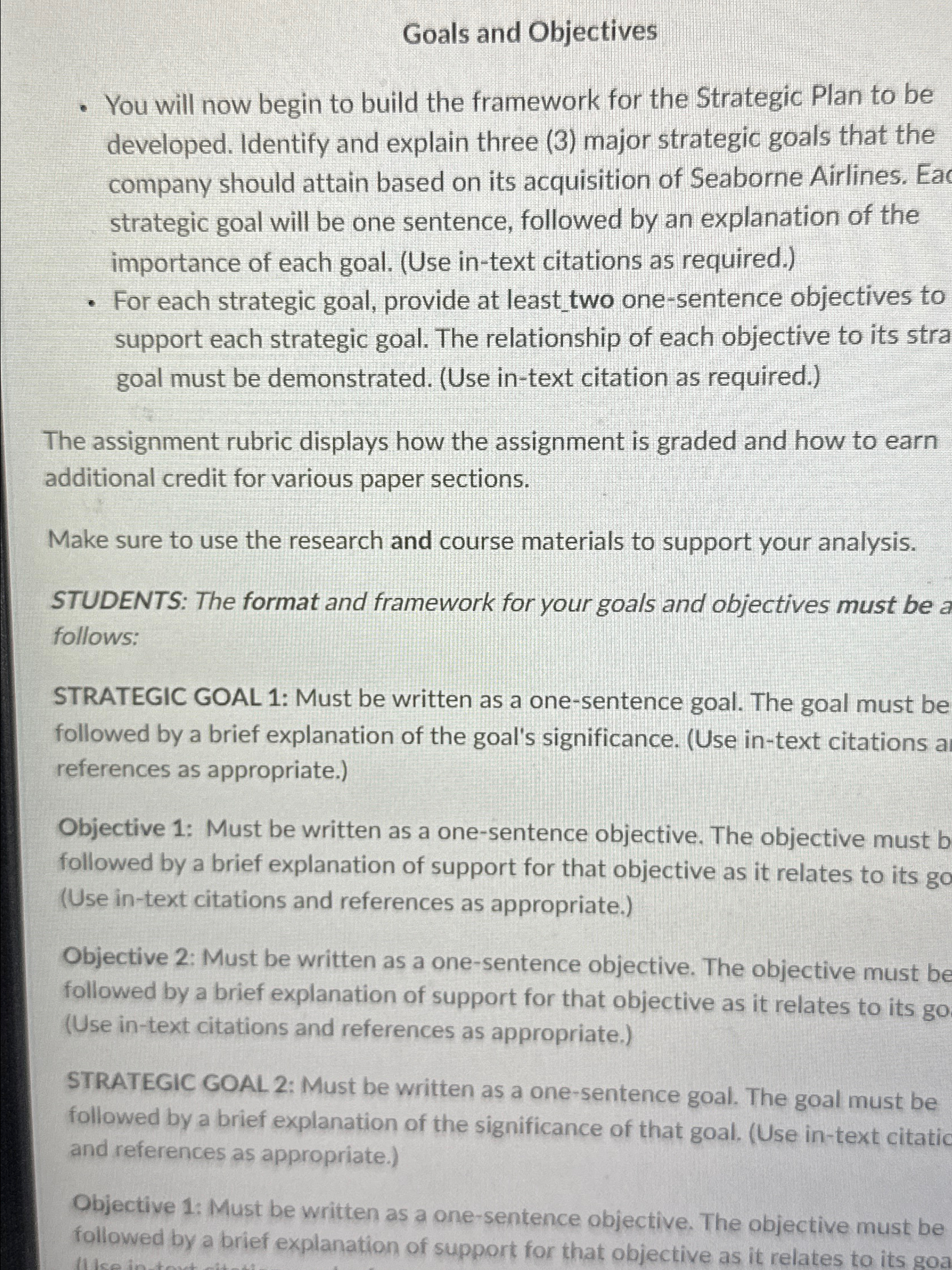 Solved Goals and ObjectivesYou will now begin to build the | Chegg.com