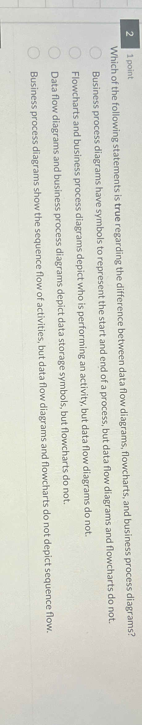 Solved 21 ﻿pointWhich of the following statements is true | Chegg.com