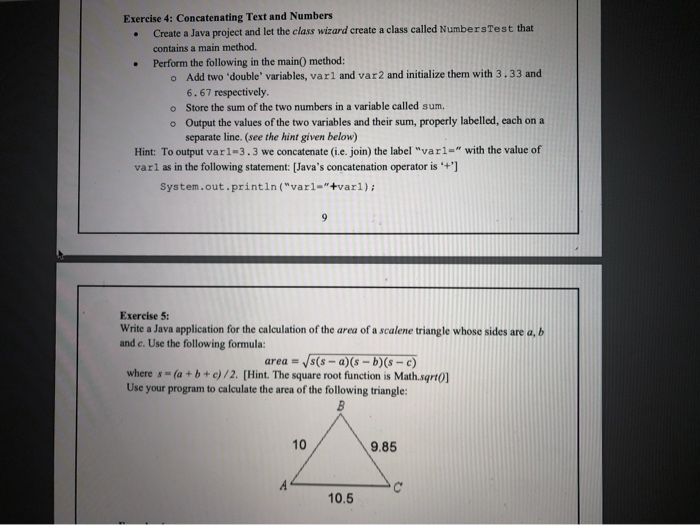 Solved Exercise 4 Concatenating Text And Numbers Create 8547