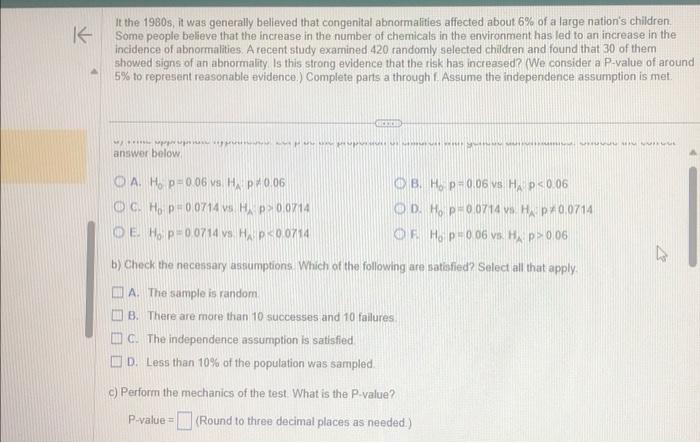 Solved It the 1980 s, it was generally believed that | Chegg.com