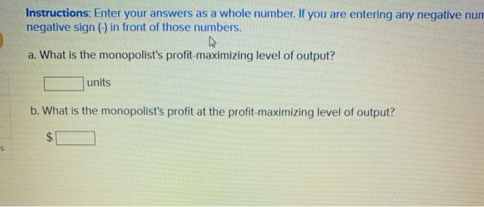 Solved Profit Maximization Exercise 1 Algo The Table Below