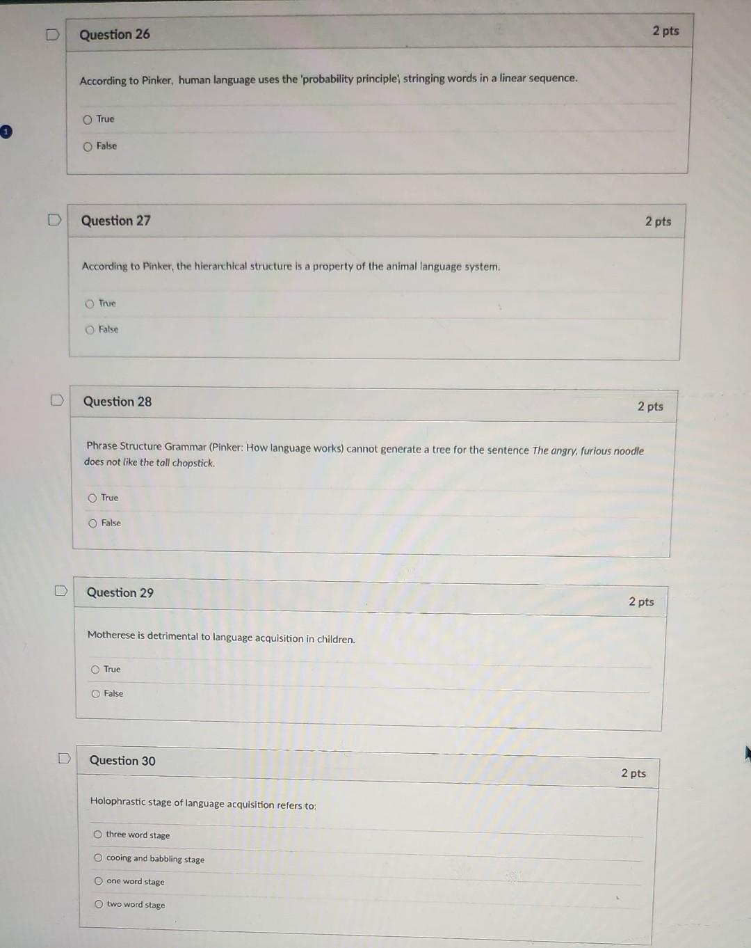 Solved According to Pinker, human language uses the | Chegg.com