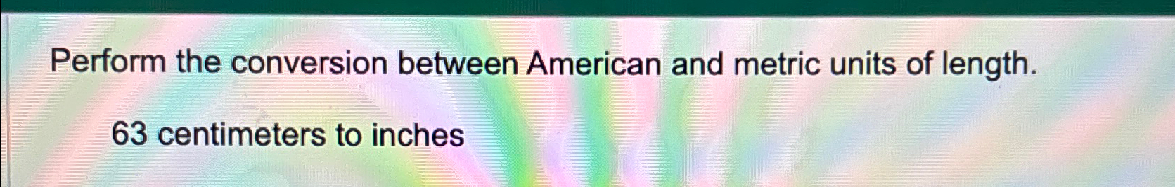 Solved Perform the conversion between American and metric | Chegg.com