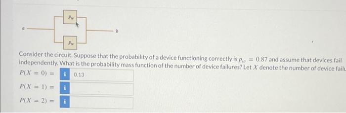 Solved Consider the circuit. Suppose that the probability of | Chegg.com