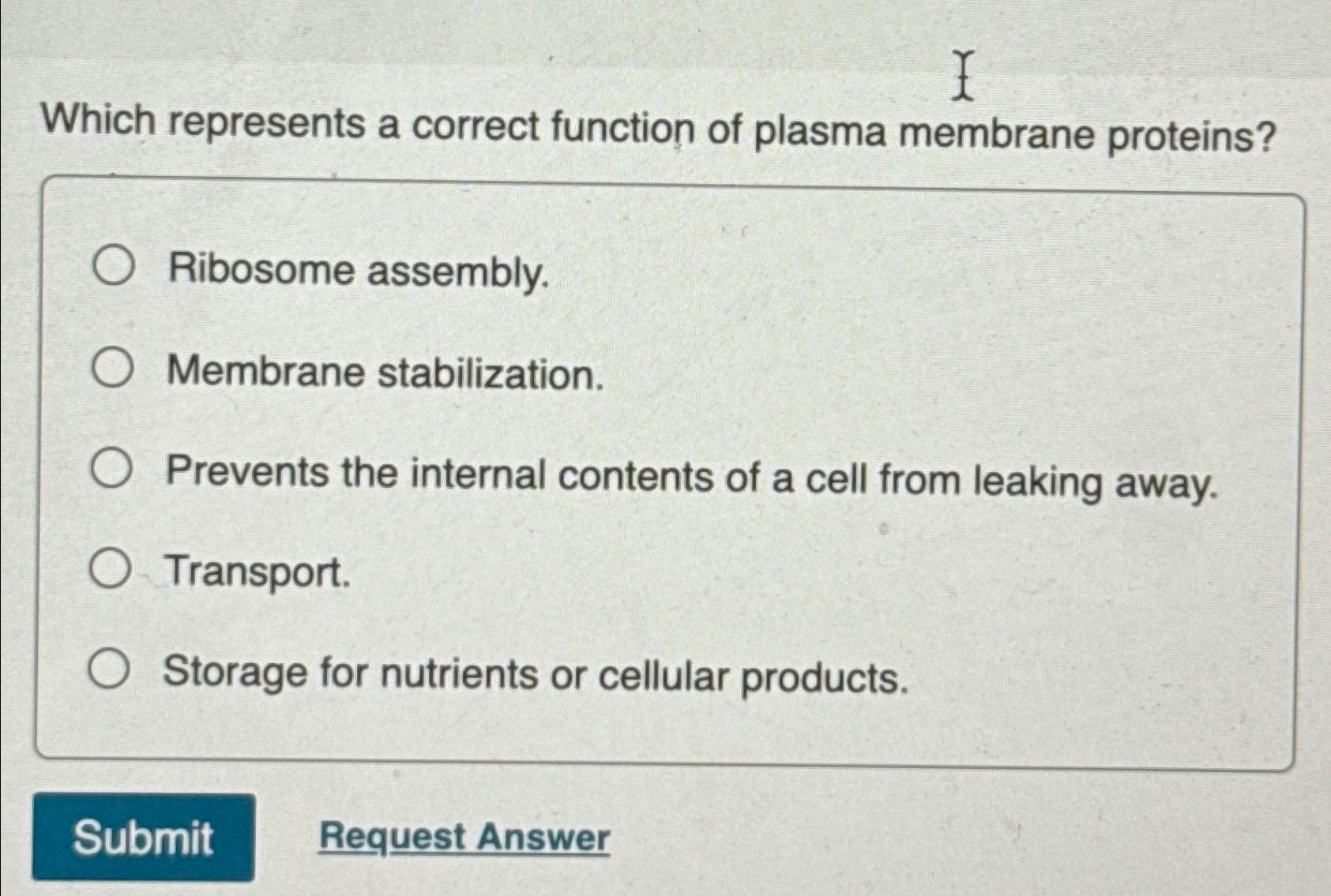 Solved Which represents a correct function of plasma | Chegg.com