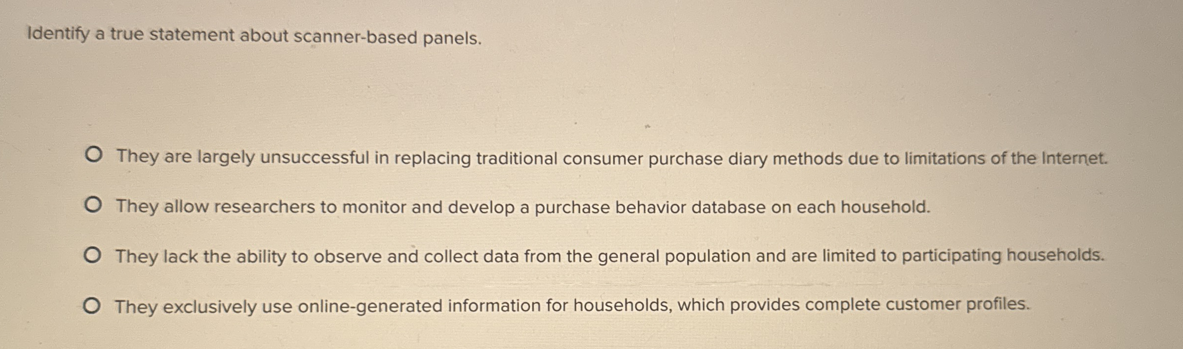 Solved Identify a true statement about scanner-based | Chegg.com
