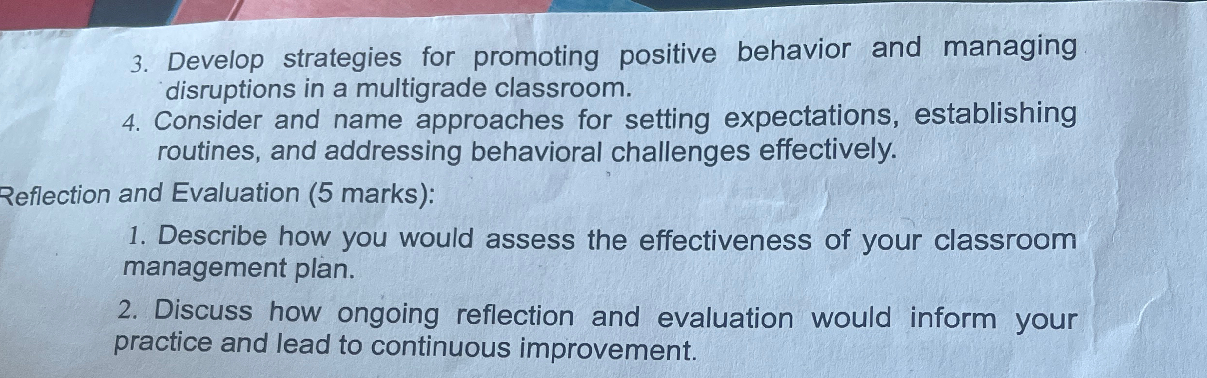 Solved Develop strategies for promoting positive behavior | Chegg.com