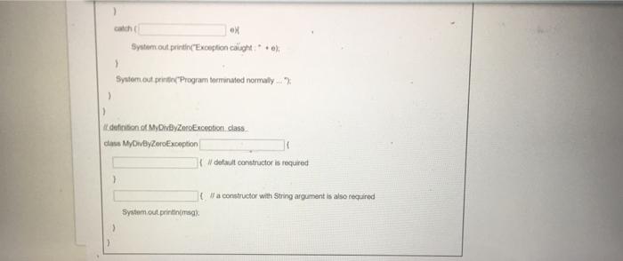 Solved Complete the following Java program by typing in the | Chegg.com