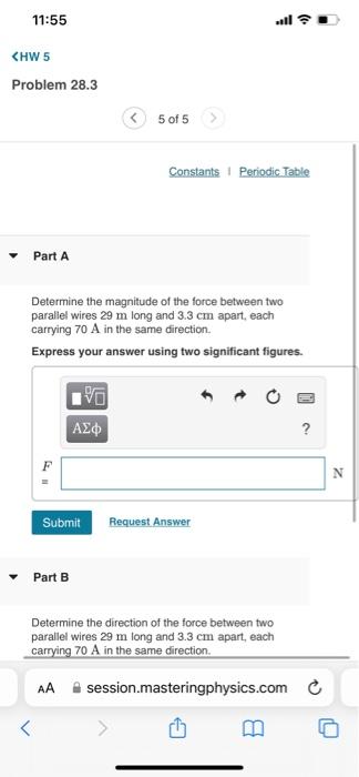 Solved Determine the magnitude of the force between two | Chegg.com