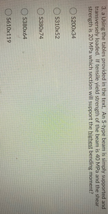 3. a Using the tables provided in the text, An S-type | Chegg.com